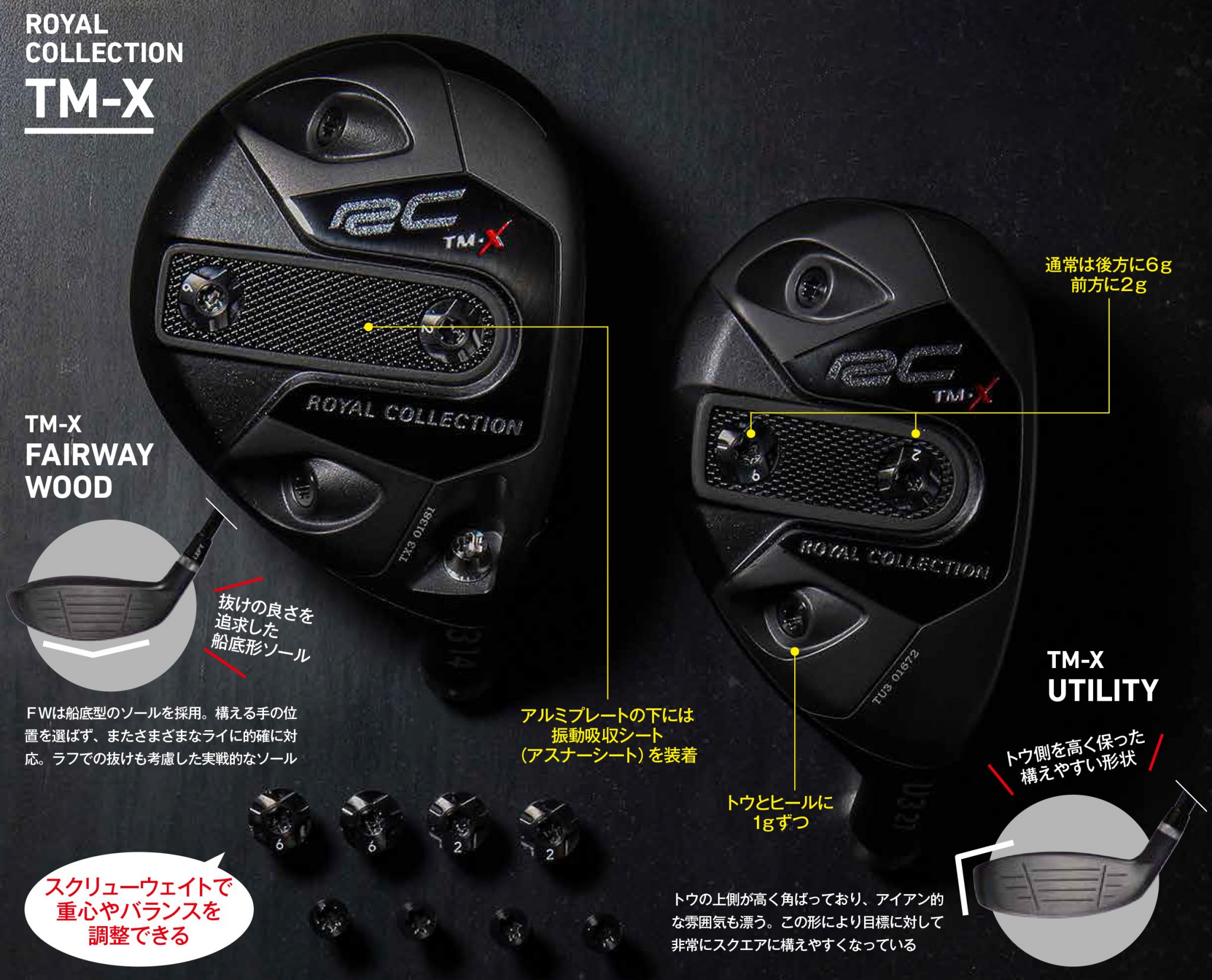 【ギアラボ】「小ぶりなのに芯にしか当たらない!」ロイヤルコレクションのFW&UTが最新テクノロジーをまとって登場! – Myゴルフダイジェスト